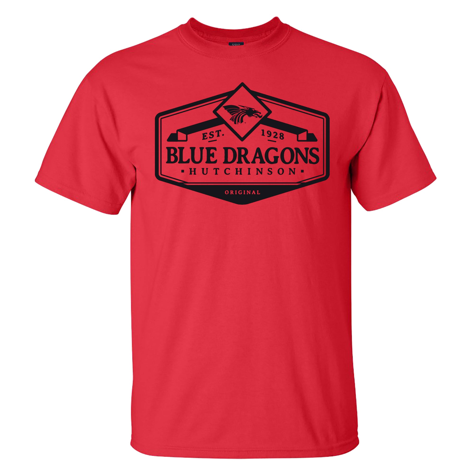 Power Dragon Firehouse Red Tee - Blue Dragon Fans Store